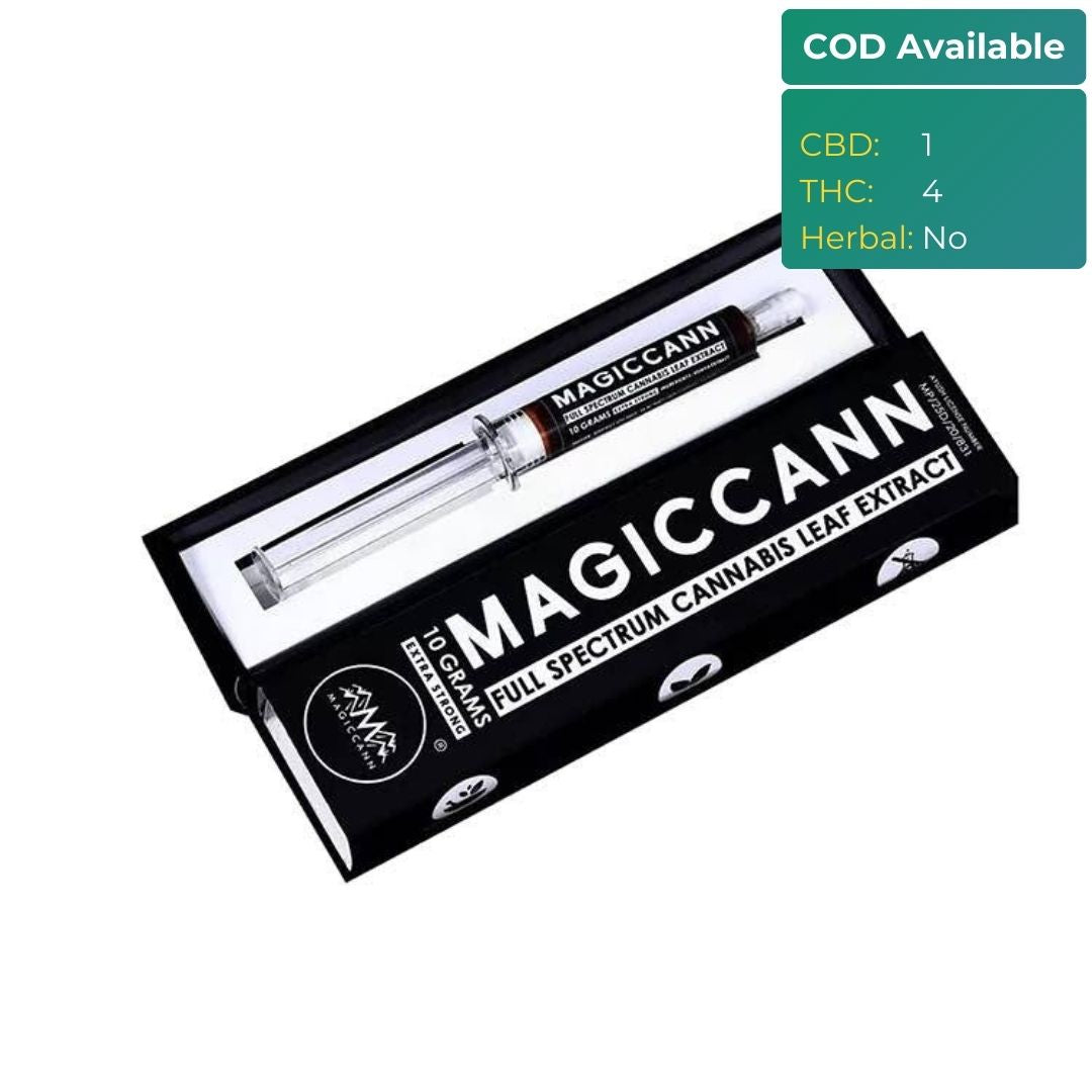 Magiccann Full Spectrum Cannabis Extract Paste | 1:4 CBD-THC | 10000 MG